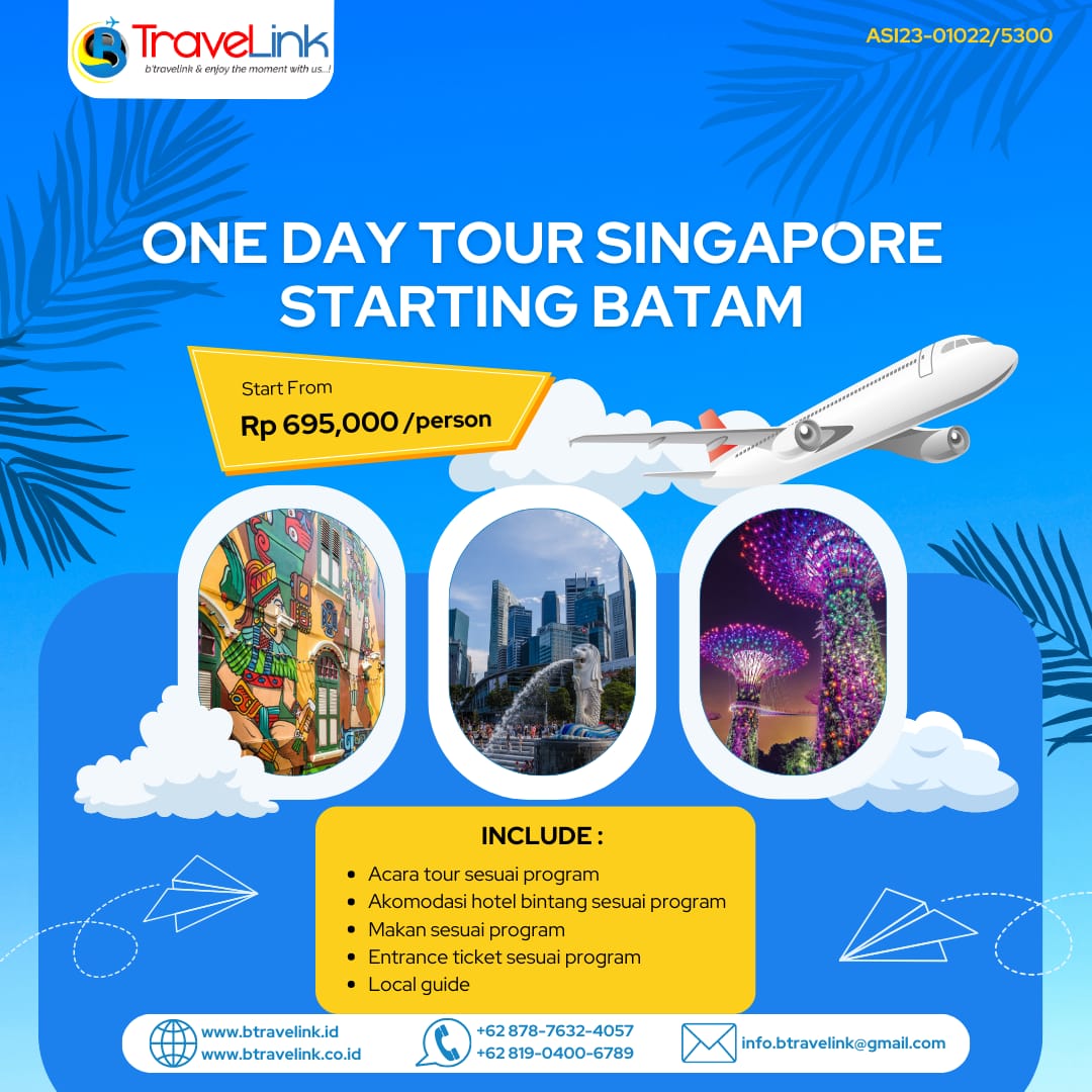 One Day Tour Singapore Starting Batam – btravelink